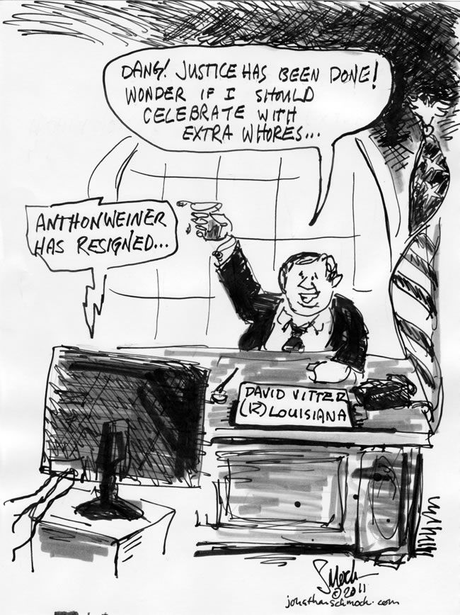 David Vitter Celebrates - Jonathan Schmock