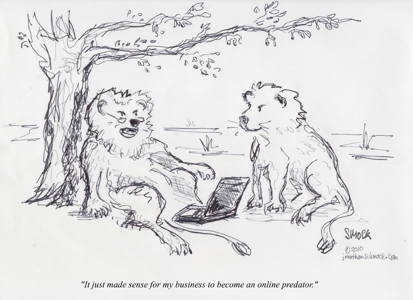 Online Predators Cartoon